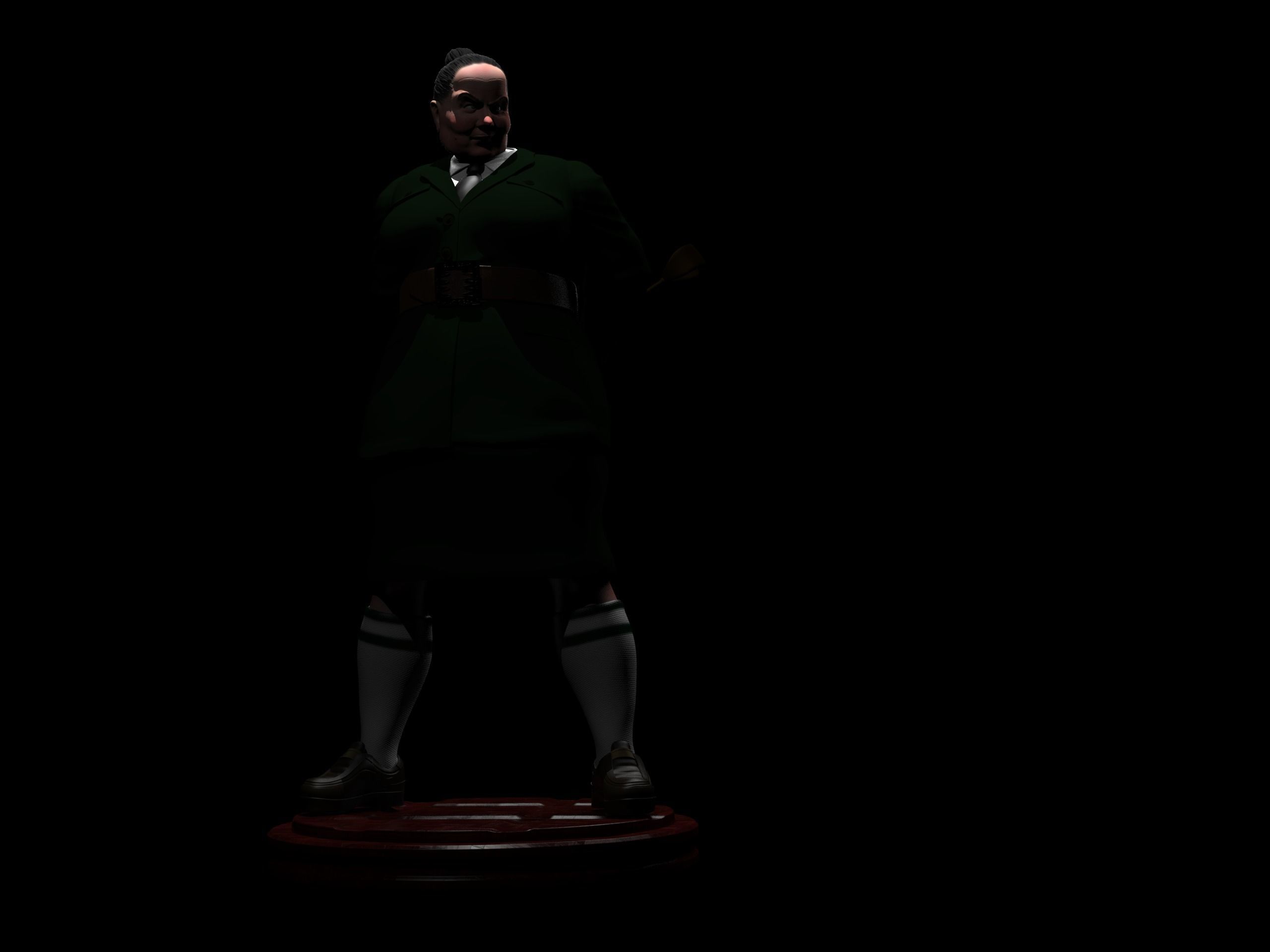 Trunchbull Tronchatoro from movie Matilda for 3d print 3D model 3D ...
