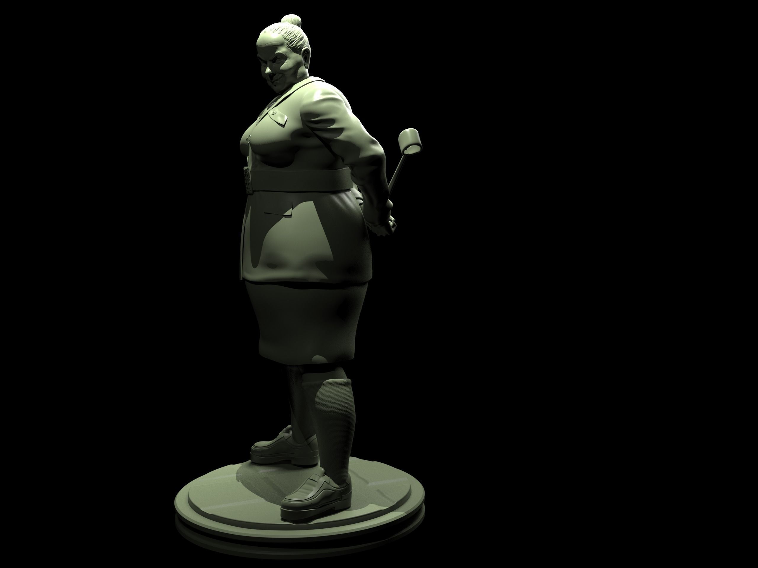 Trunchbull Tronchatoro from movie Matilda for 3d print 3D model 3D ...