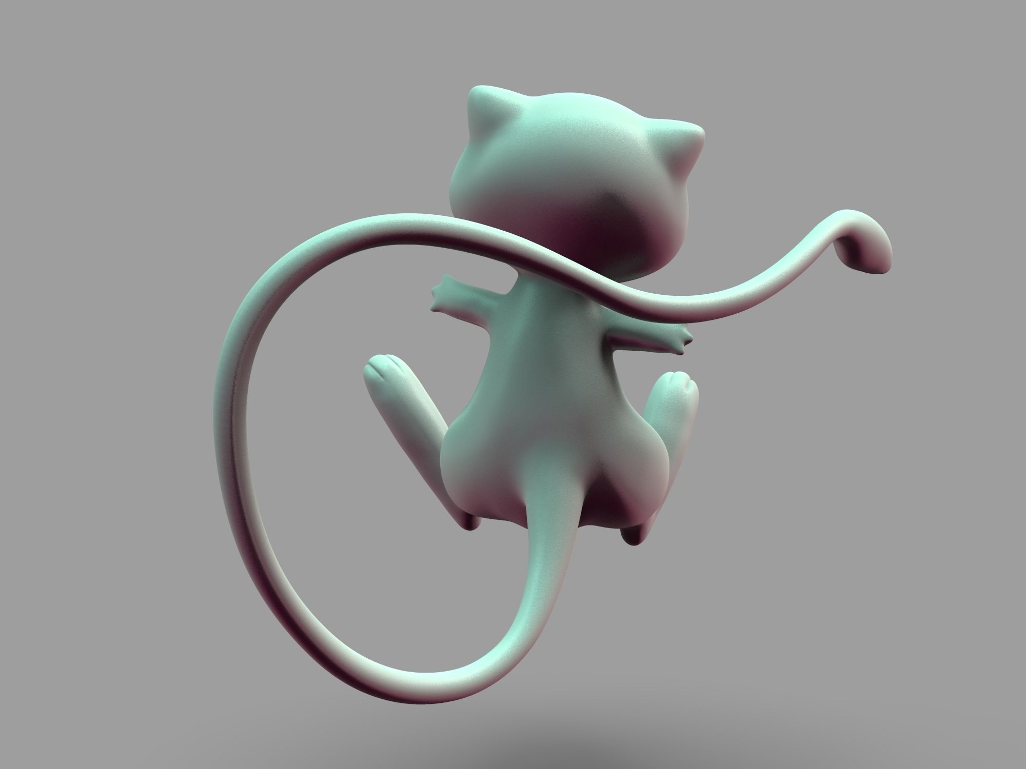 Mew 3D Print Model 3D model 3D printable | CGTrader