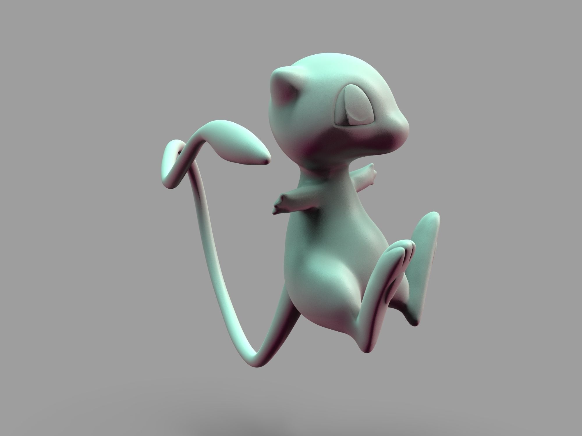 Mew 3D Print Model 3D model 3D printable | CGTrader