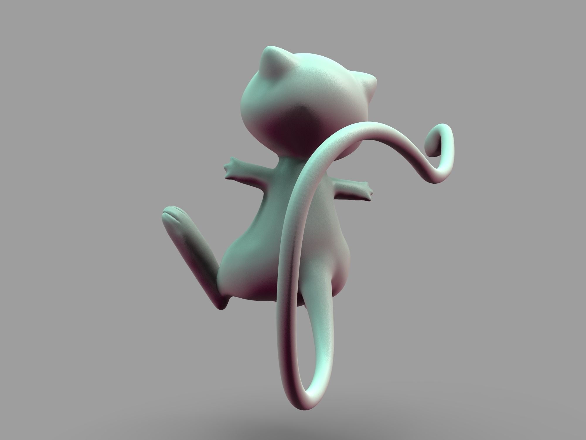 Mew 3D Print Model 3D model 3D printable | CGTrader