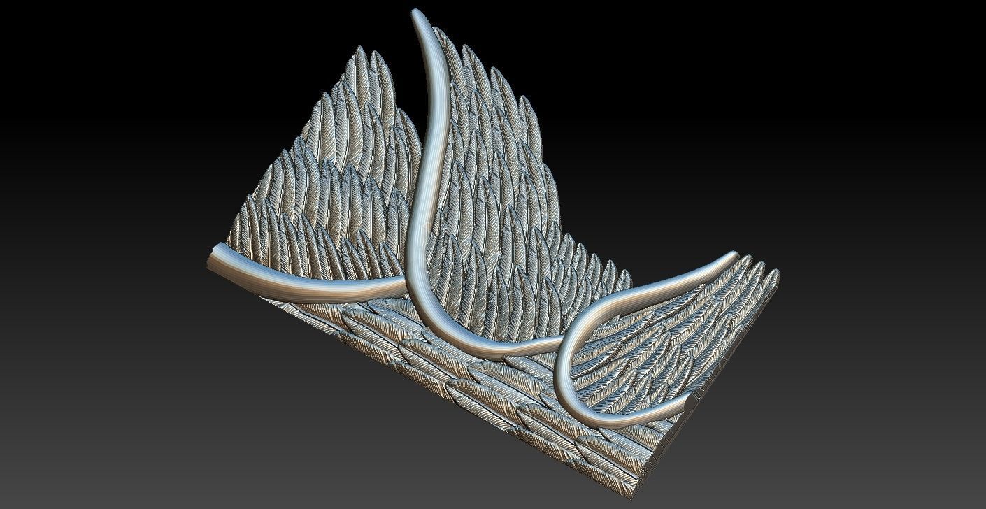 Wings for Angel 3d print model and CNC 3D model 3D printable | CGTrader