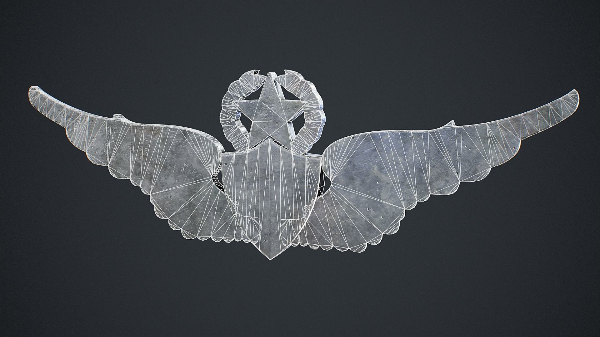 3D model Army Aviator Badge VR / AR / low-poly | CGTrader