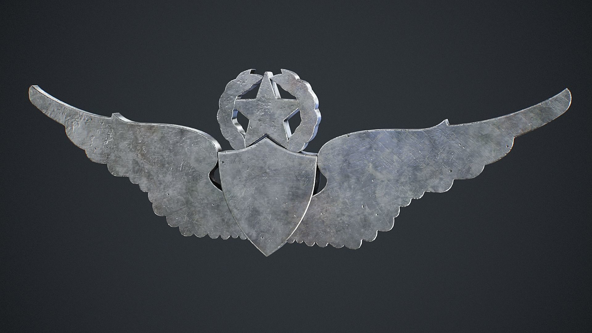 3D model Army Aviator Badge VR / AR / low-poly | CGTrader