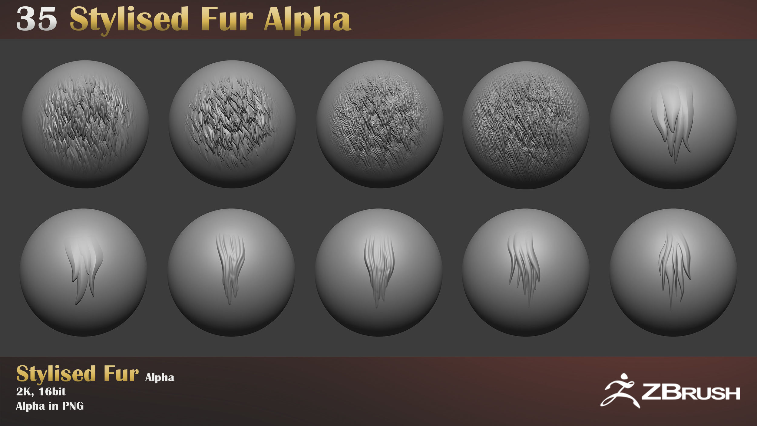 Stylized Fur Alpha Texture | CGTrader