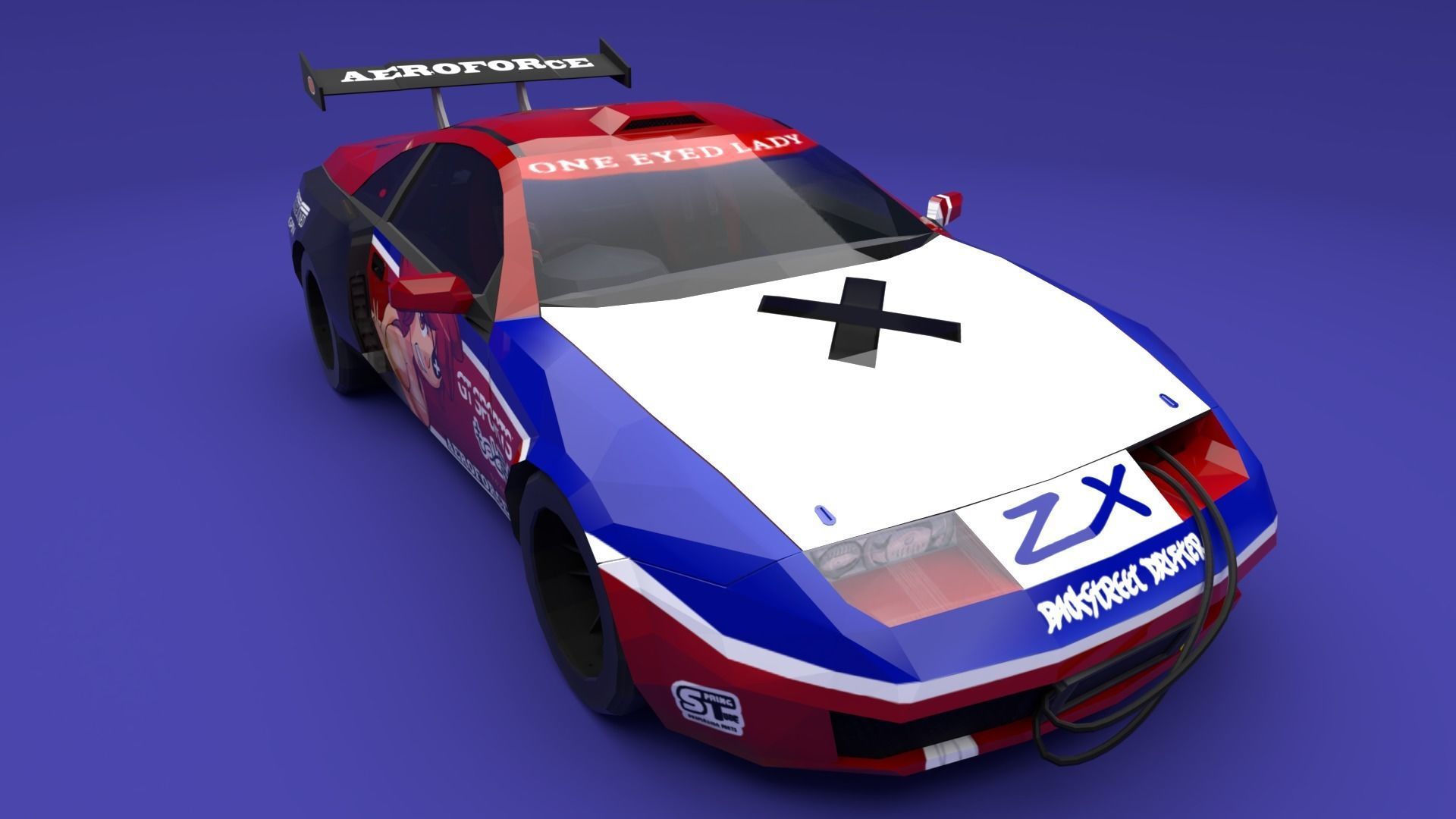 3D model Drift Machine VR / AR / low-poly | CGTrader