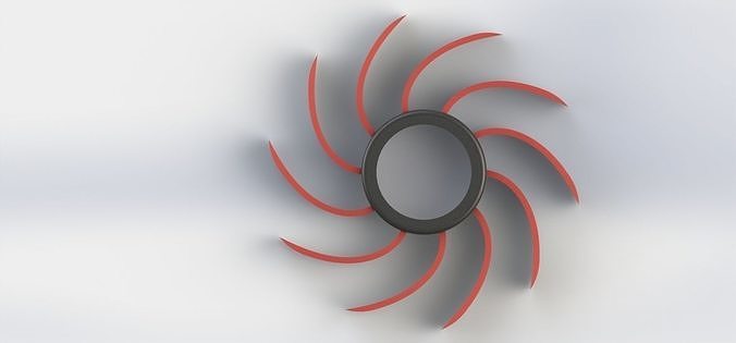 custom fan 4 3D model 3D printable | CGTrader