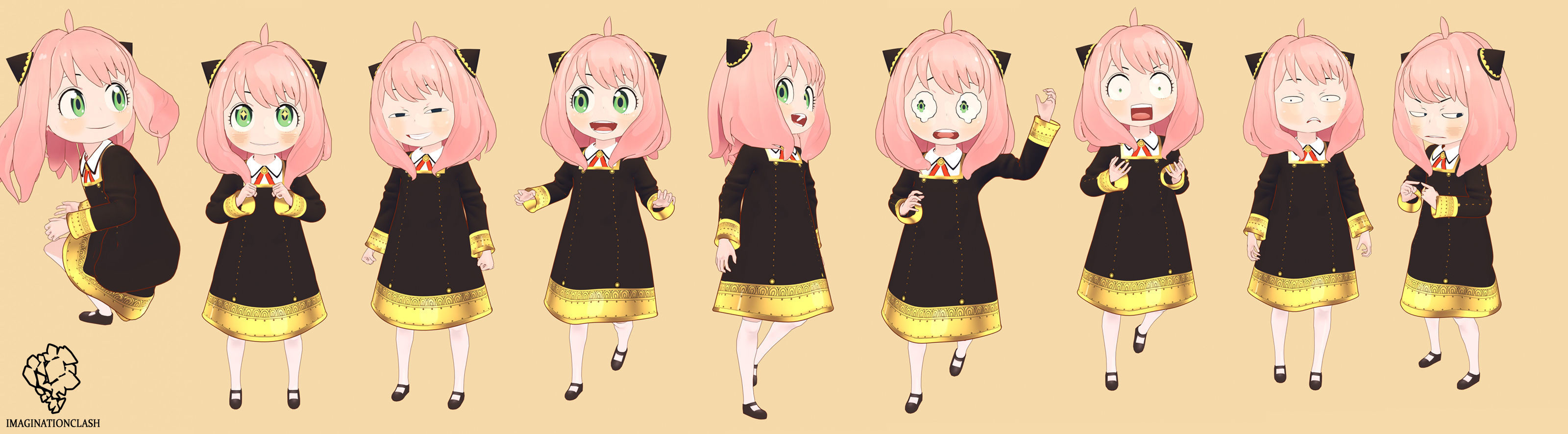 ANYA FORGER 3D model animated | CGTrader