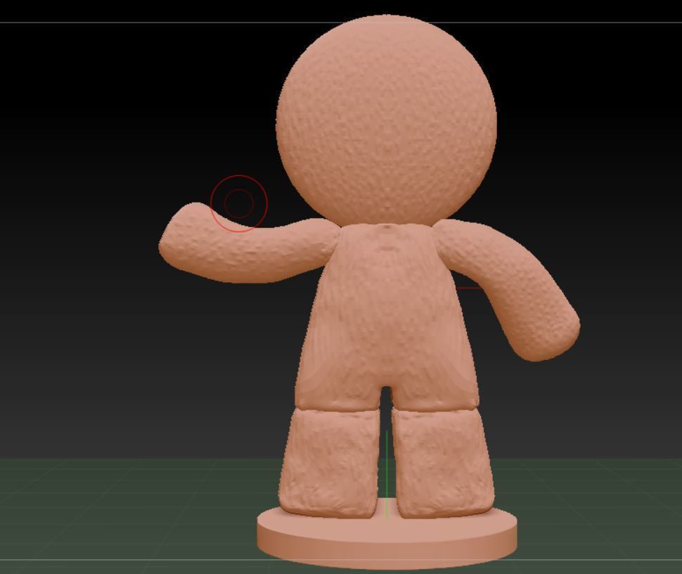 Zenzy gingerbread man 3D model 3D printable | CGTrader