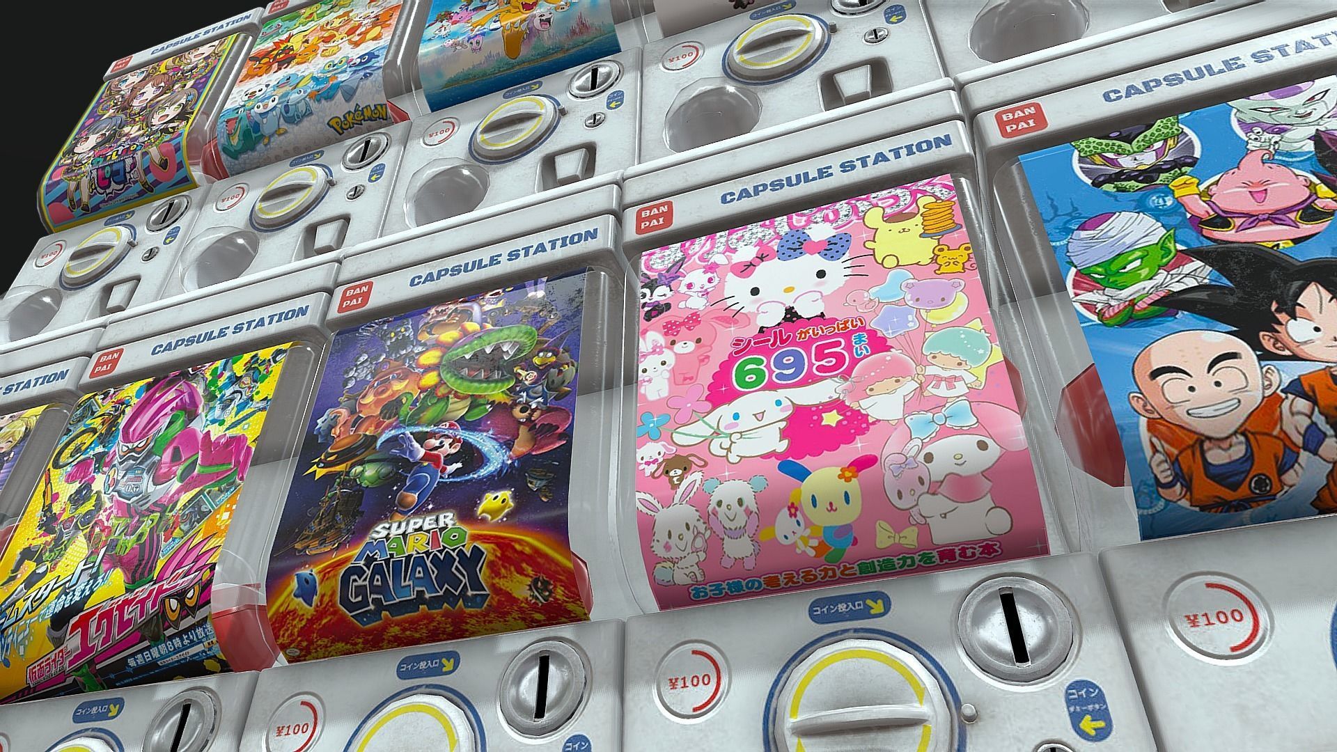 3D model Gacha Capsule Machine VR / AR / low-poly | CGTrader
