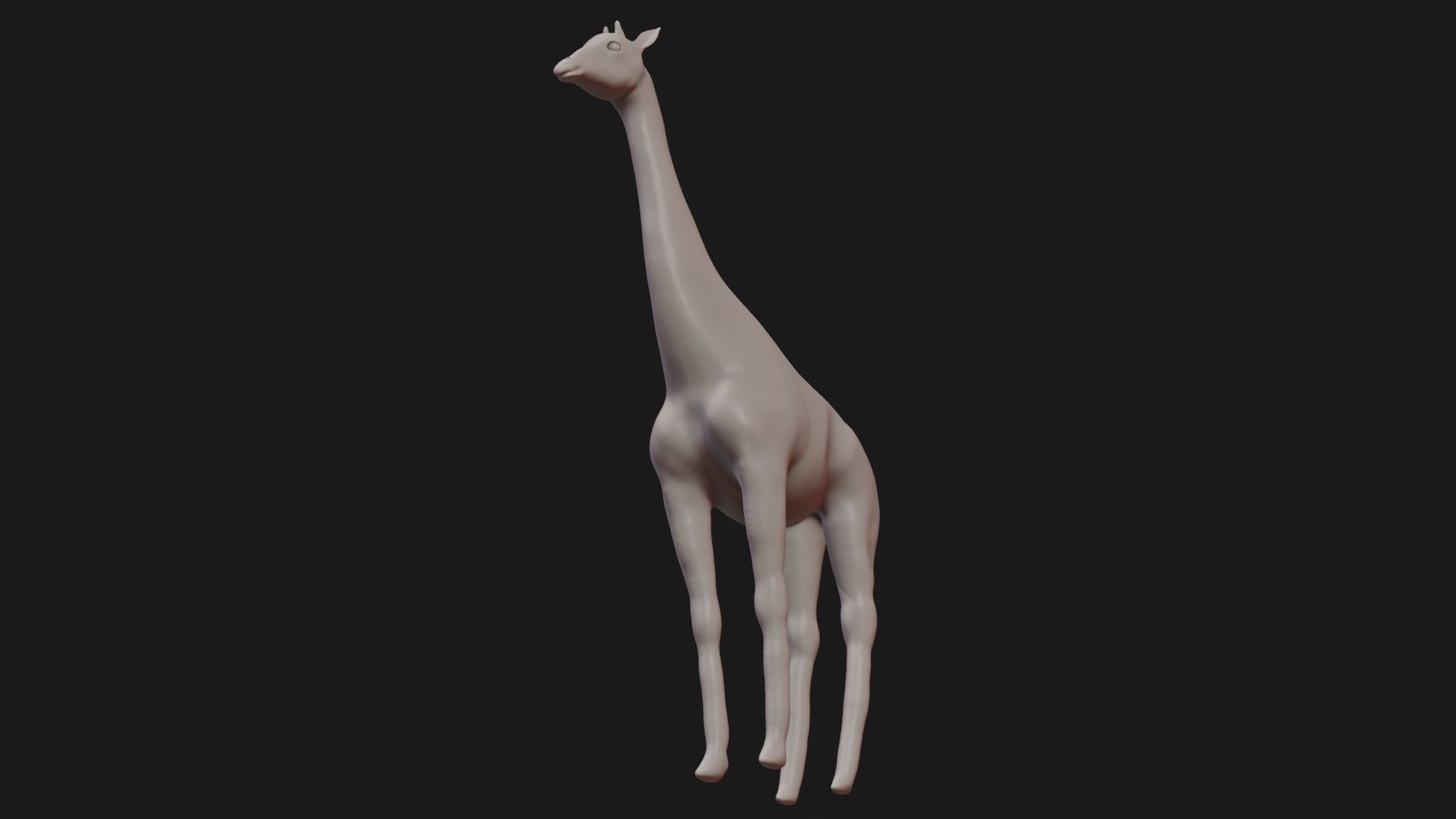 Giraffe Base Mesh 3D model | CGTrader