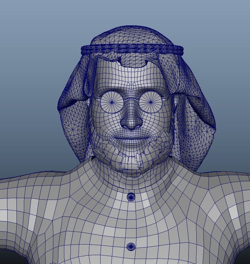 3D model Arab Man Character Rigged VR / AR / low-poly | CGTrader