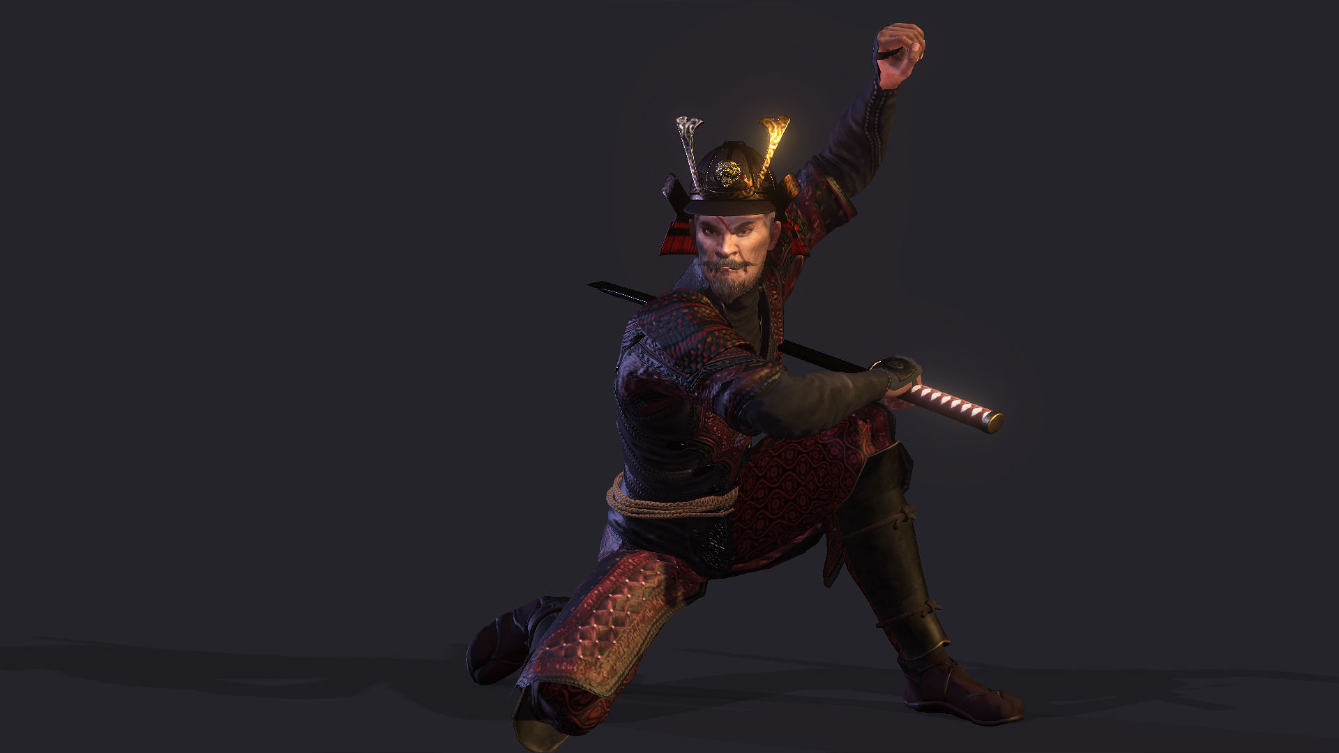samurai High quality character full Rigged and Animated 3D model ...