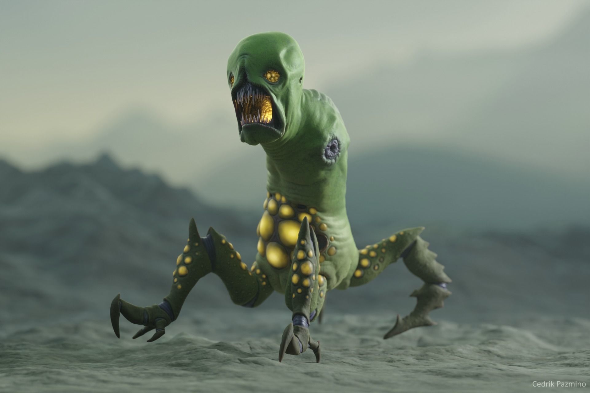 3D model Minecraft Creeper VR / AR / low-poly | CGTrader
