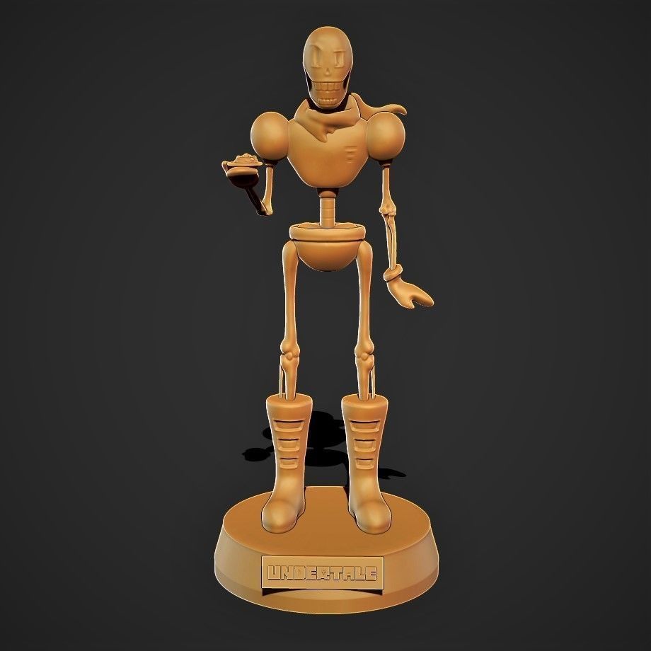 Papyrus - Undertale 3D model 3D printable | CGTrader