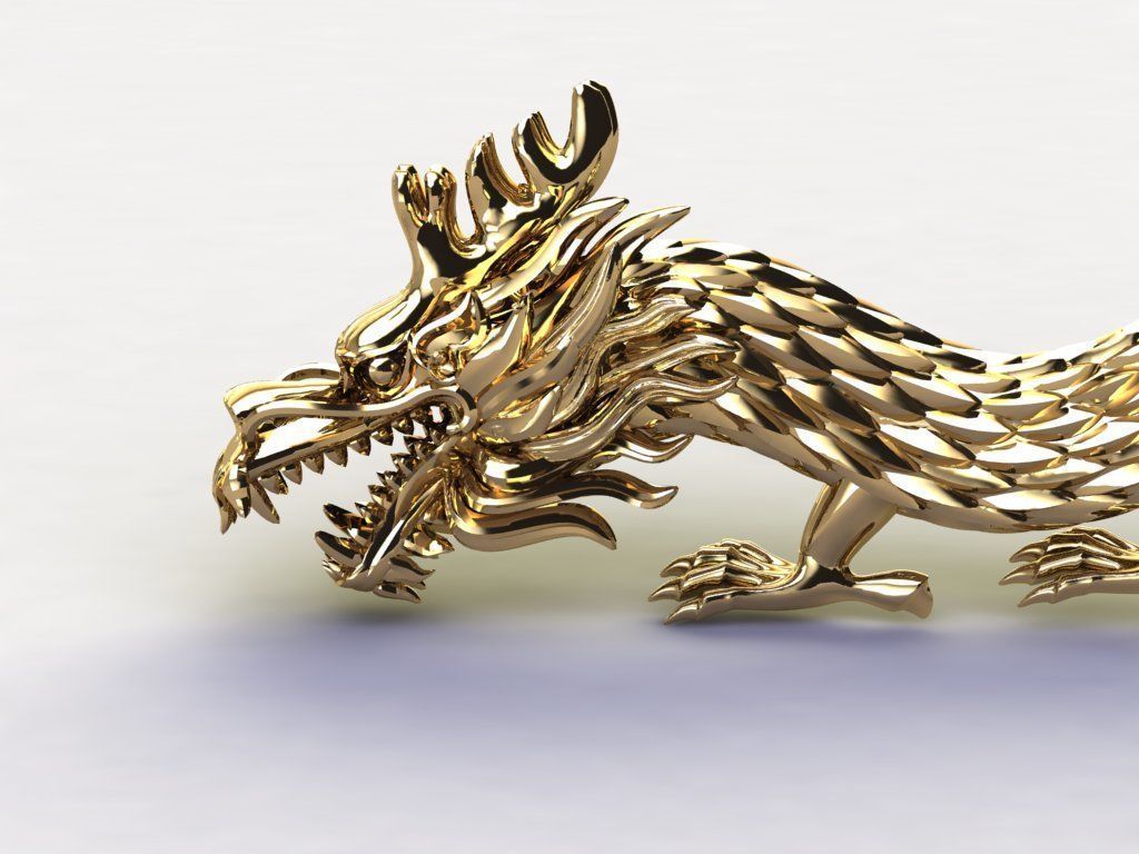 China Dragon cad file 3D model | CGTrader