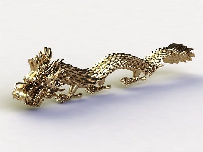 China Dragon cad file 3D model | CGTrader