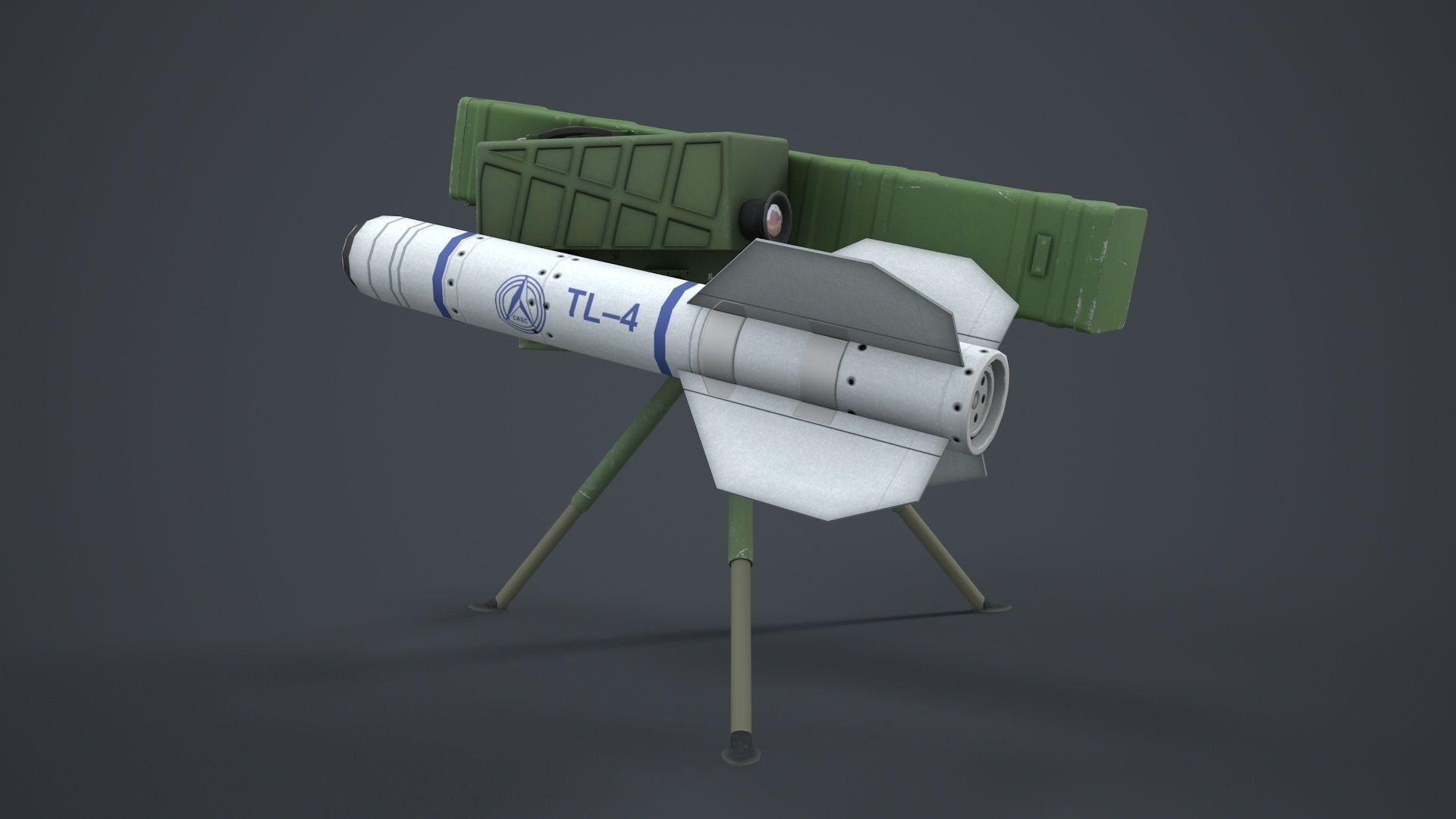 3D model TL-4 Atgm China next generation VR / AR / low-poly | CGTrader