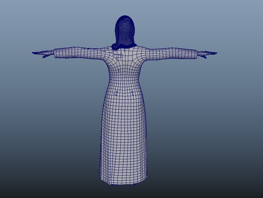3D model Arab Women Character Rigged VR / AR / low-poly | CGTrader