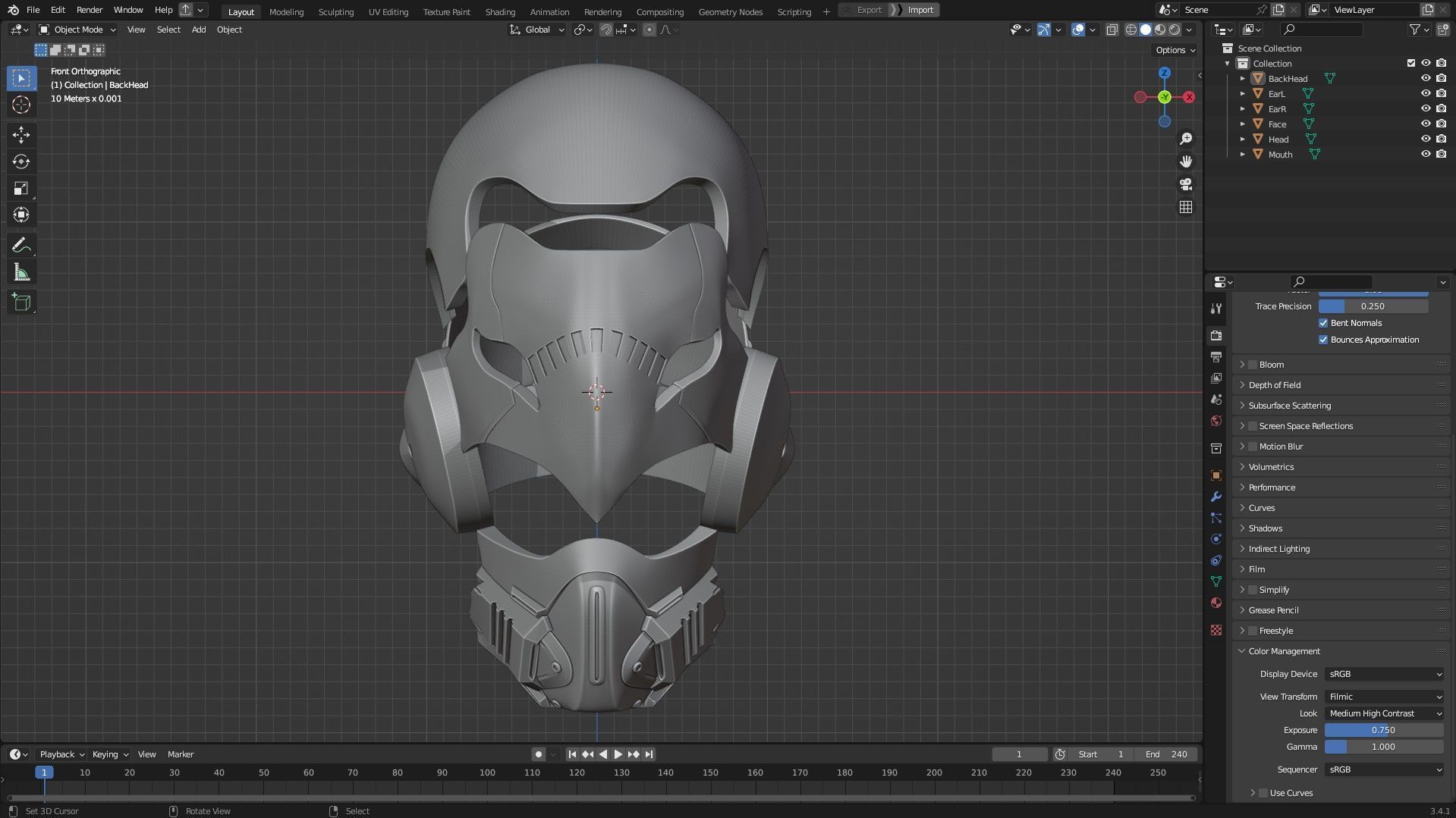 Destiny 2 Celestial Nighthawk Helmet for Cosplay 3D model 3D printable ...