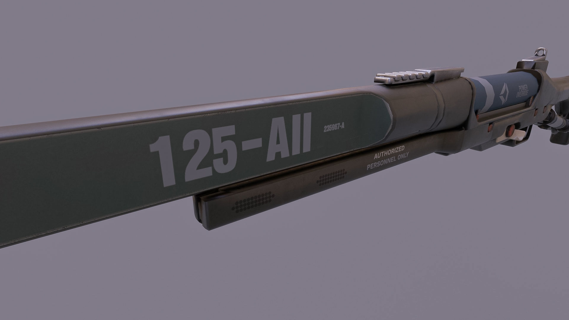 3D model Railgun Heavy Riffle Lowpoly VR / AR / low-poly | CGTrader