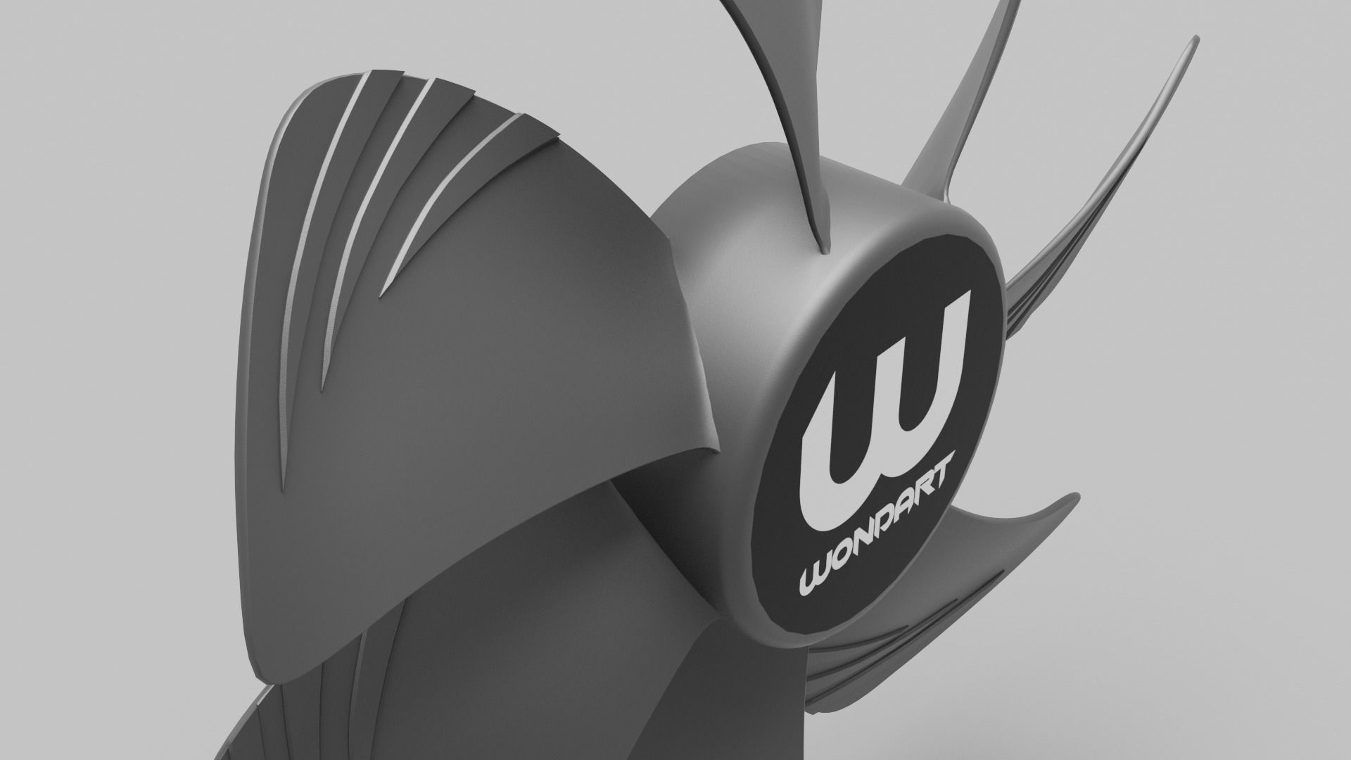 3D model Computer Cooling Fan Blade part VR / AR / low-poly | CGTrader