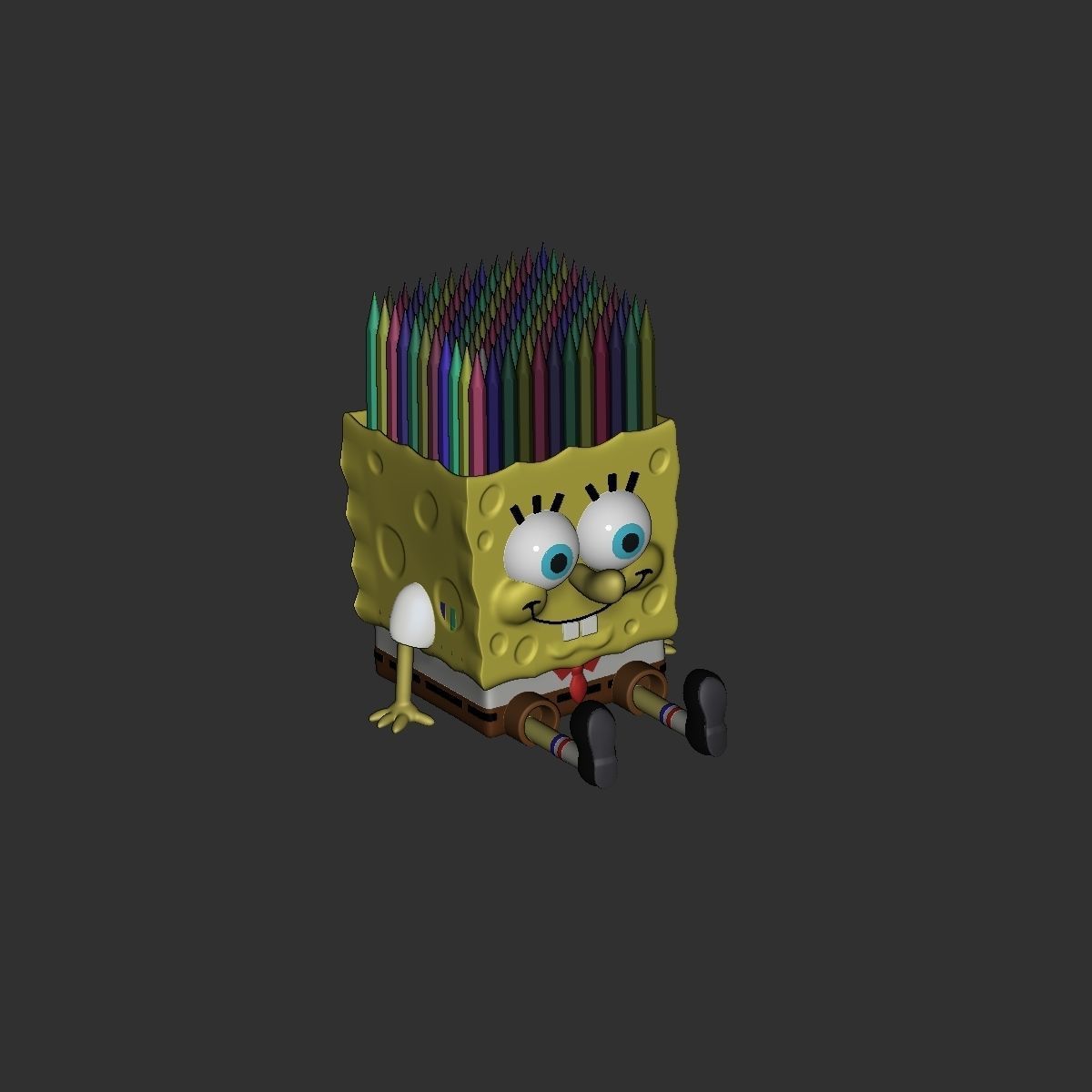 spongebob squarepants 3D model 3D printable | CGTrader