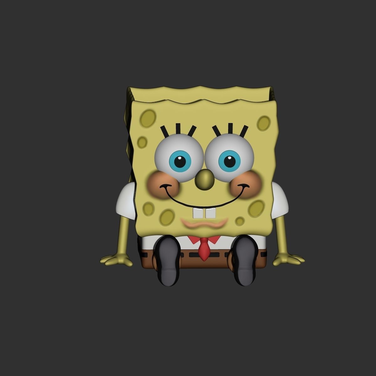 spongebob squarepants 3D model 3D printable | CGTrader