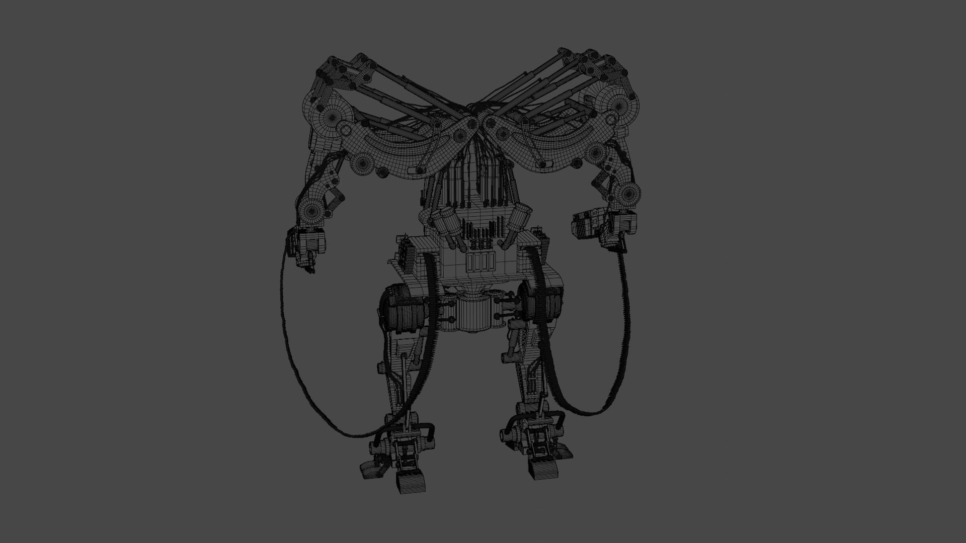 3D model Robot Sci-Fi Machine APU Matrix VR / AR / low-poly | CGTrader