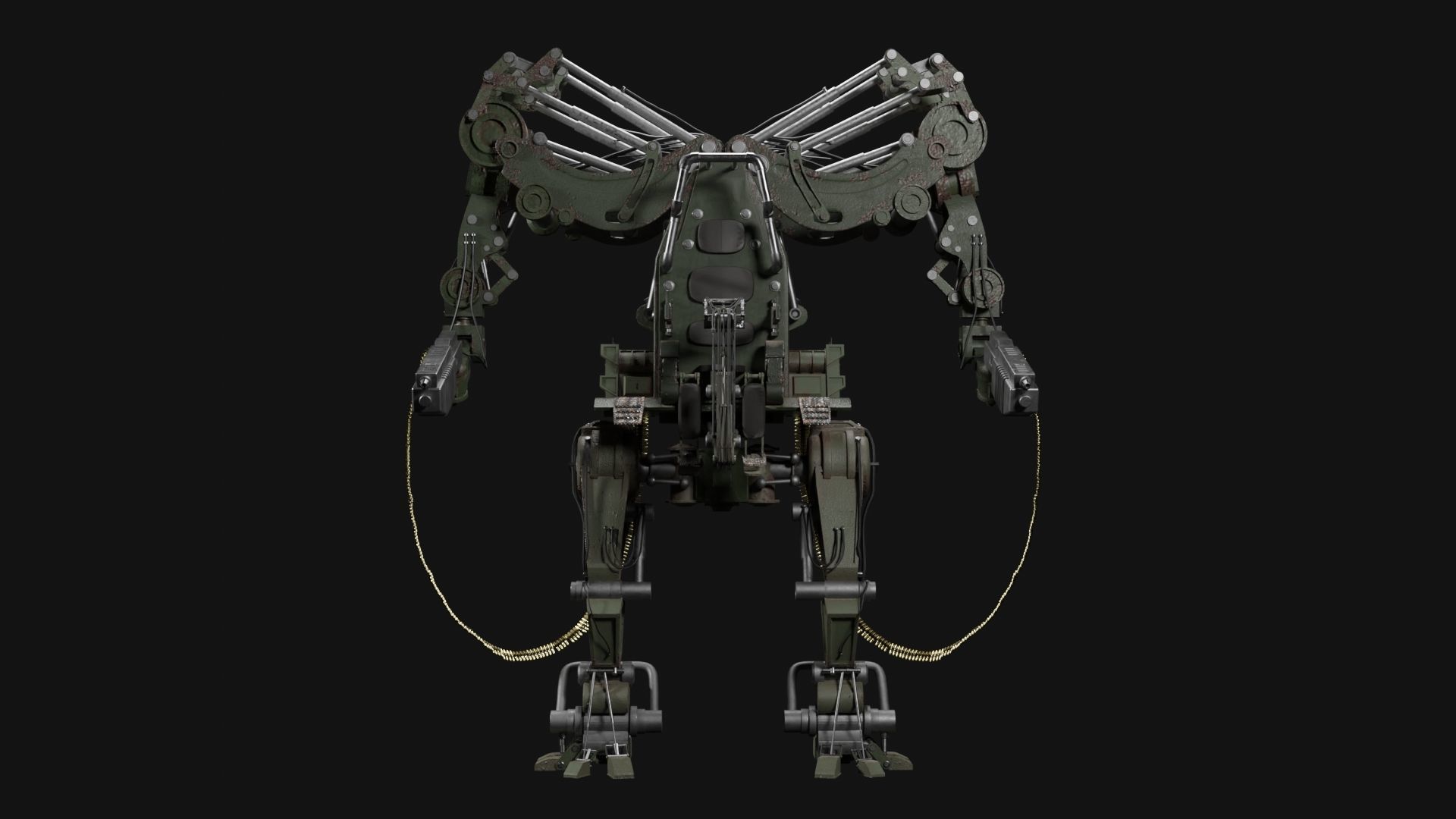 3D model Robot Sci-Fi Machine APU Matrix VR / AR / low-poly | CGTrader