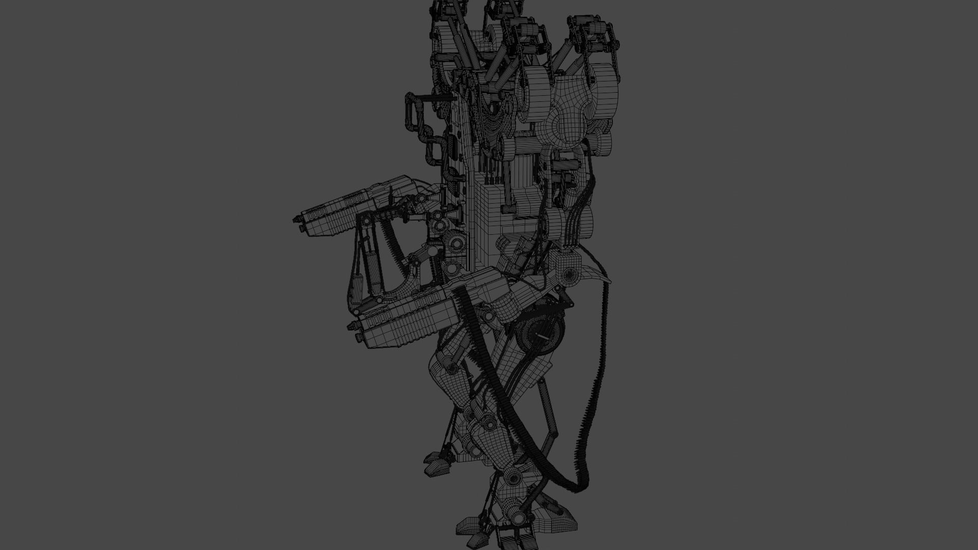 3D model Robot Sci-Fi Machine APU Matrix VR / AR / low-poly | CGTrader