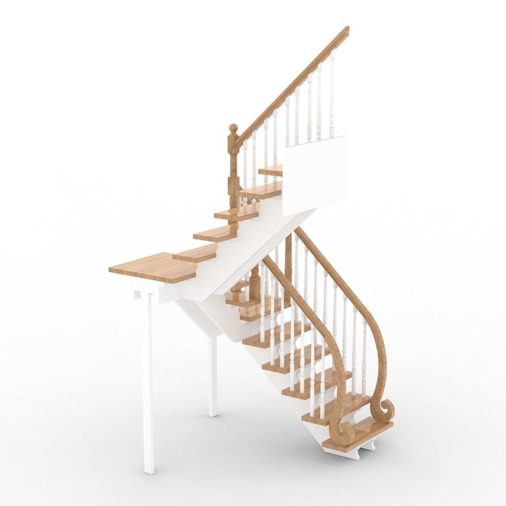 stairs 98c 3D model | CGTrader