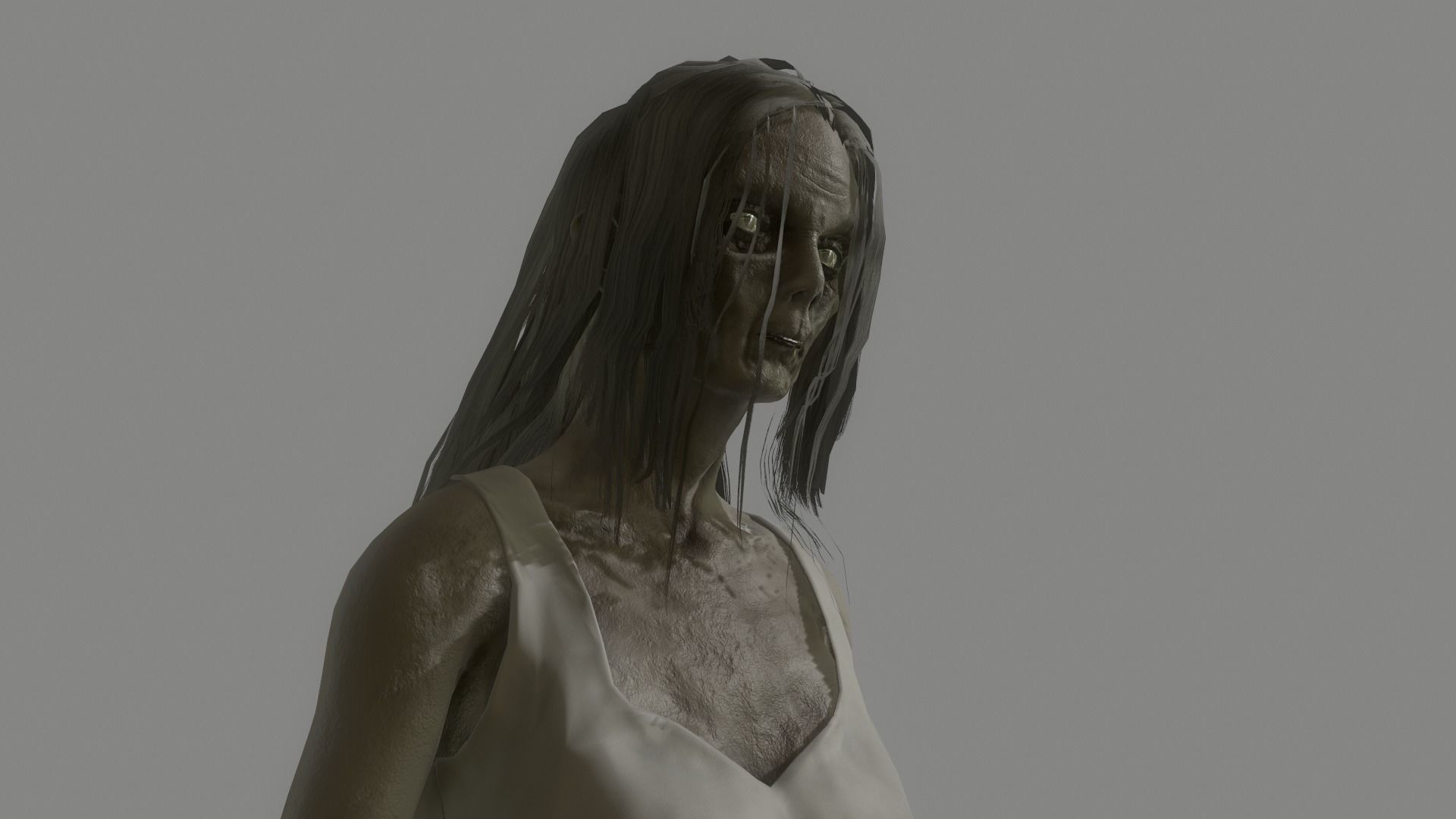 3D model Ghost Woman VR / AR / low-poly | CGTrader