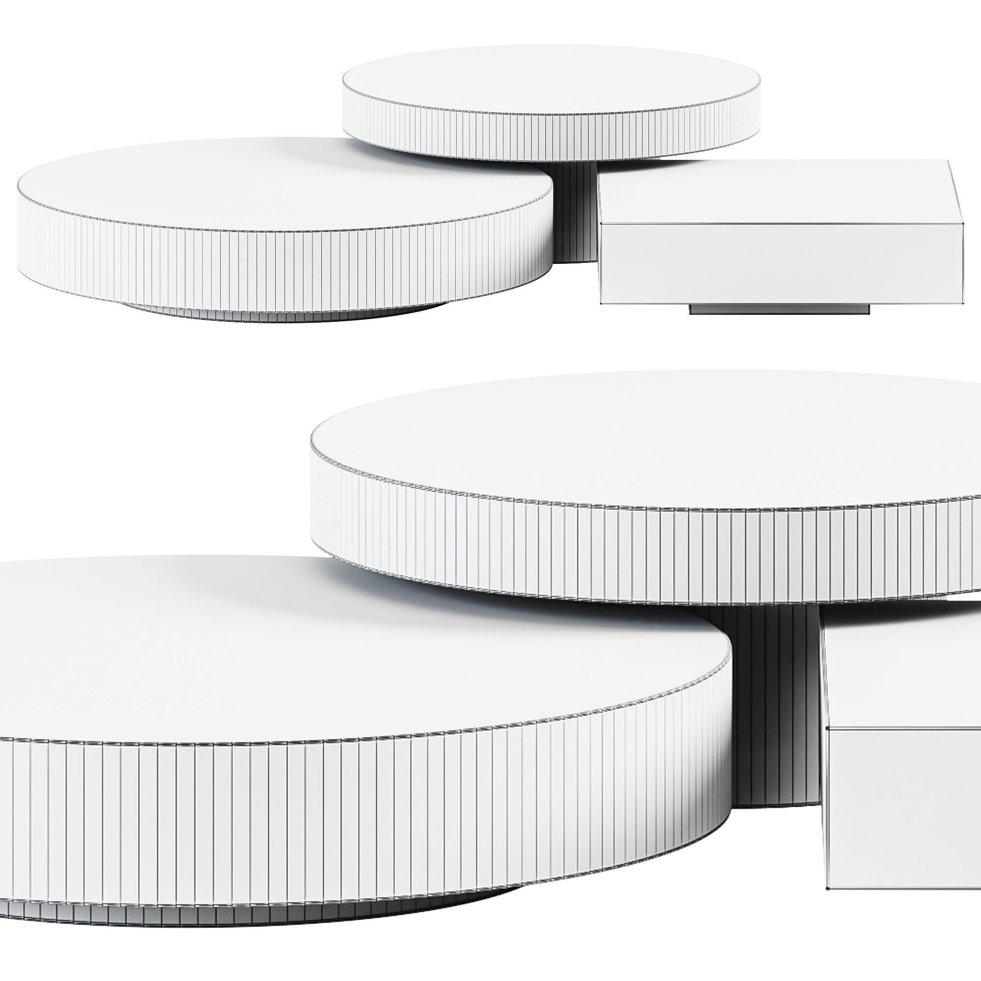 Dolmen Table system by Lema 3D model | CGTrader