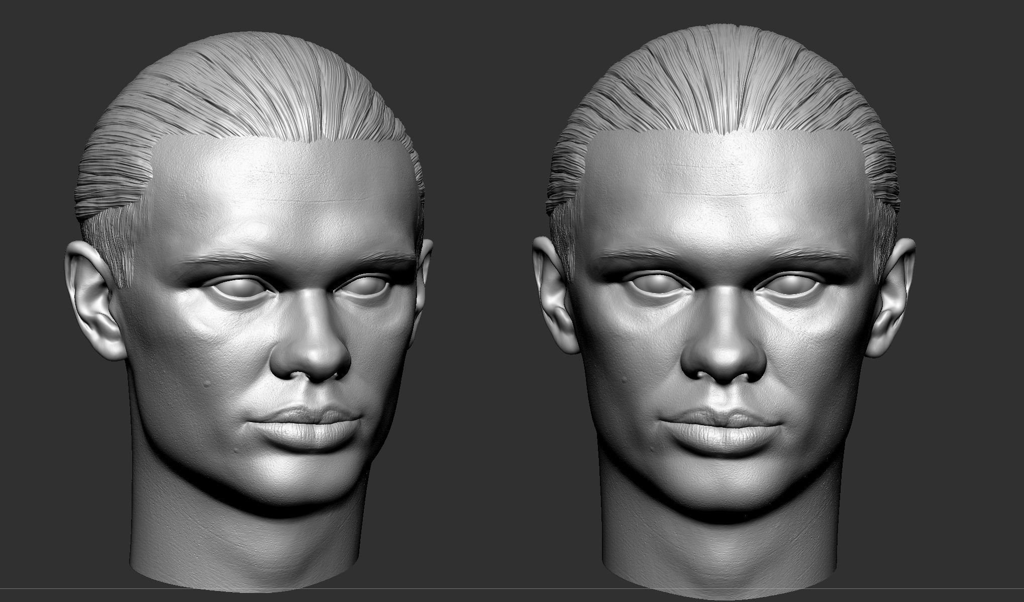 Erling Haaland Head 3D model 3D printable | CGTrader