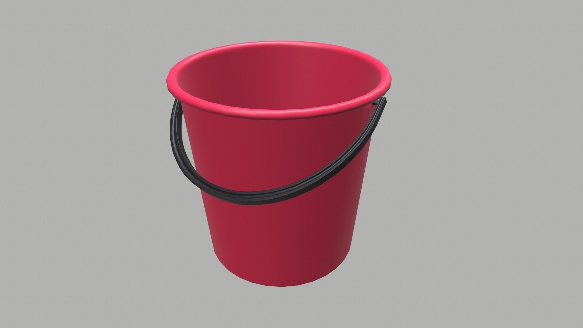 Plastic Bucket free VR / AR / low-poly 3D model | CGTrader