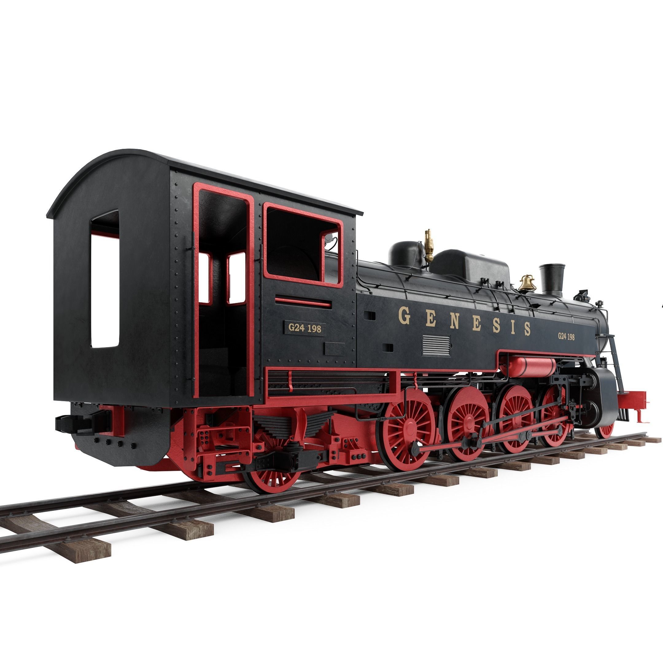 Steam Locomotive 3D model | CGTrader