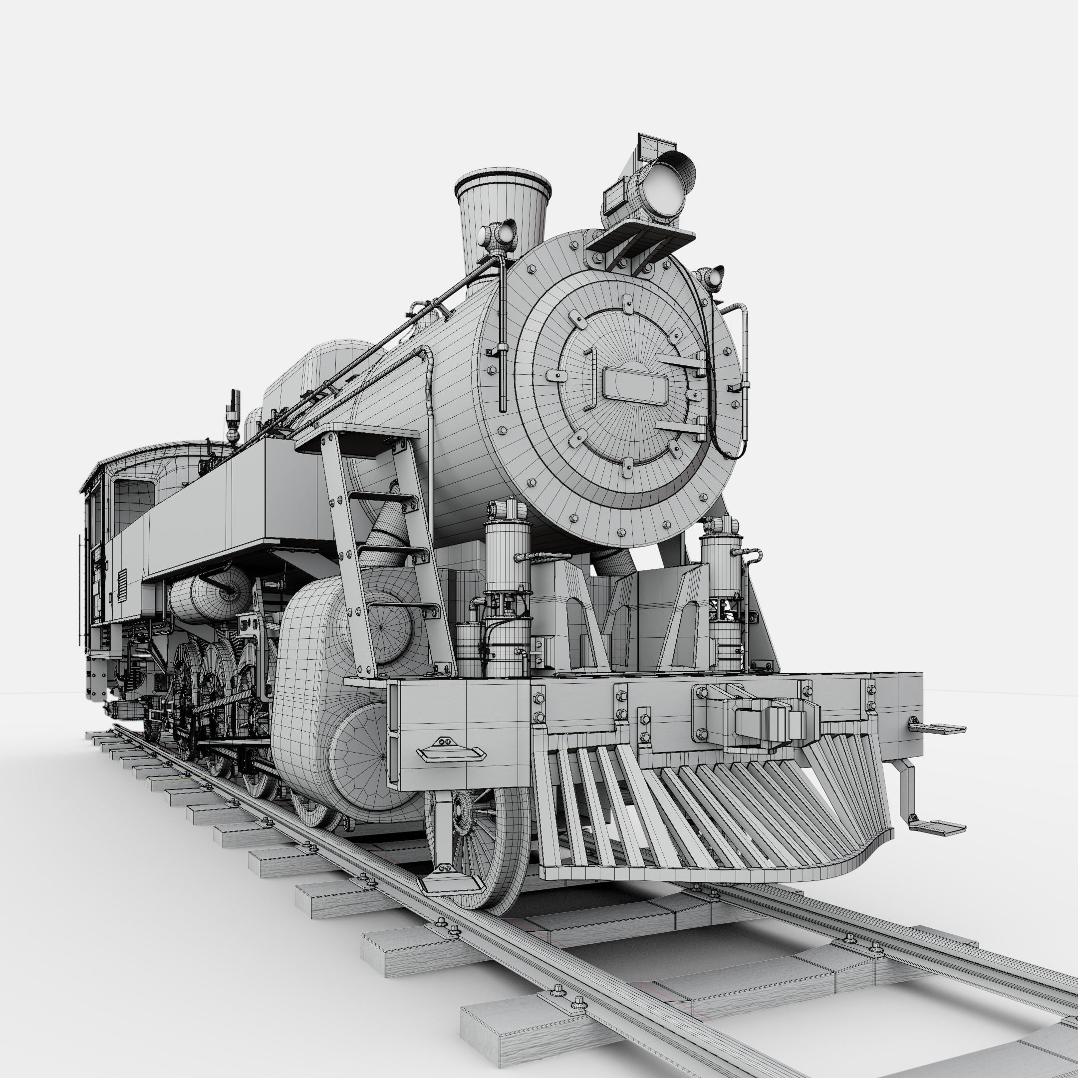 Steam Locomotive 3D model | CGTrader