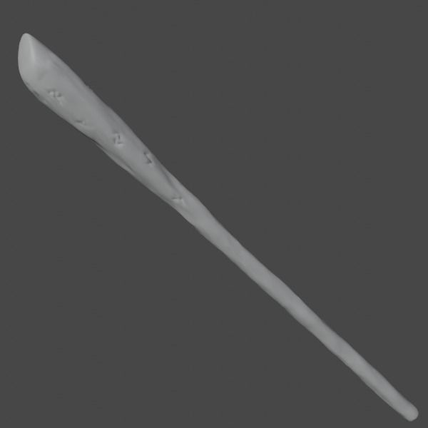 3D model Simple Wizard Staff VR / AR / low-poly | CGTrader