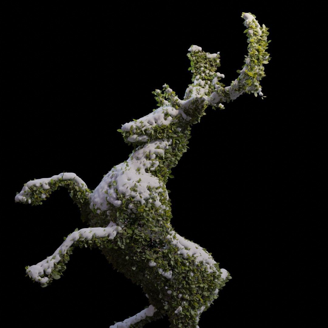 Topiary using geometry nodes 3D model | CGTrader