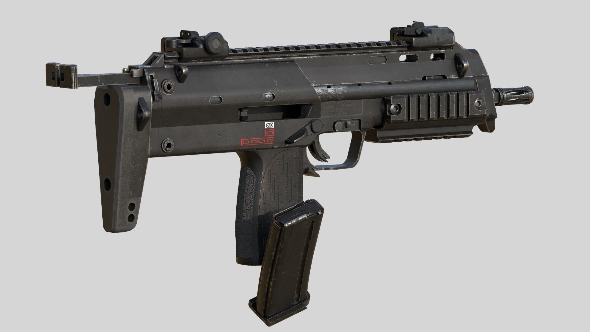 3D model HK MP7A2 SMG PDW VR / AR / low-poly | CGTrader