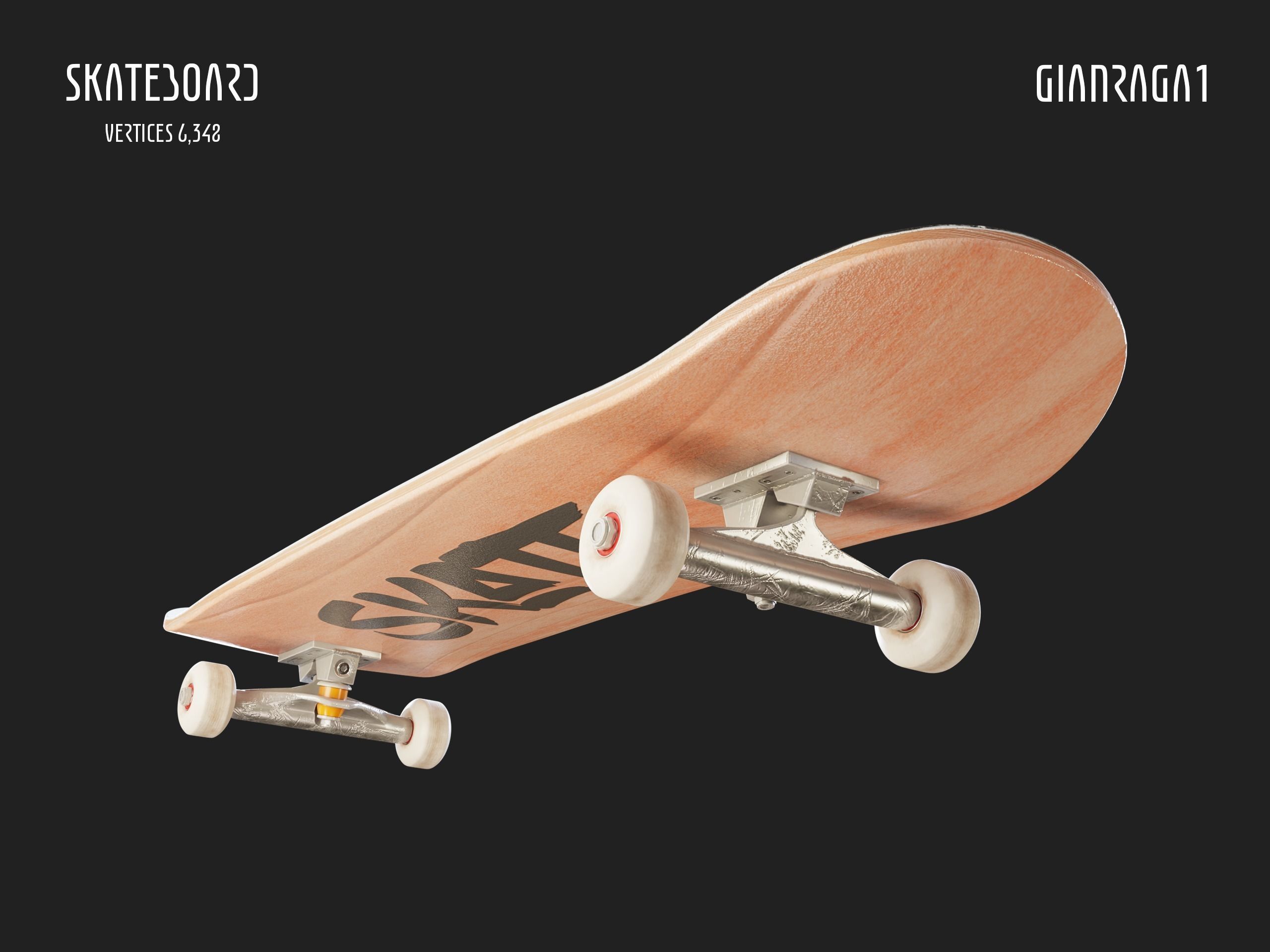 3D model Skateboard template VR / AR / low-poly | CGTrader