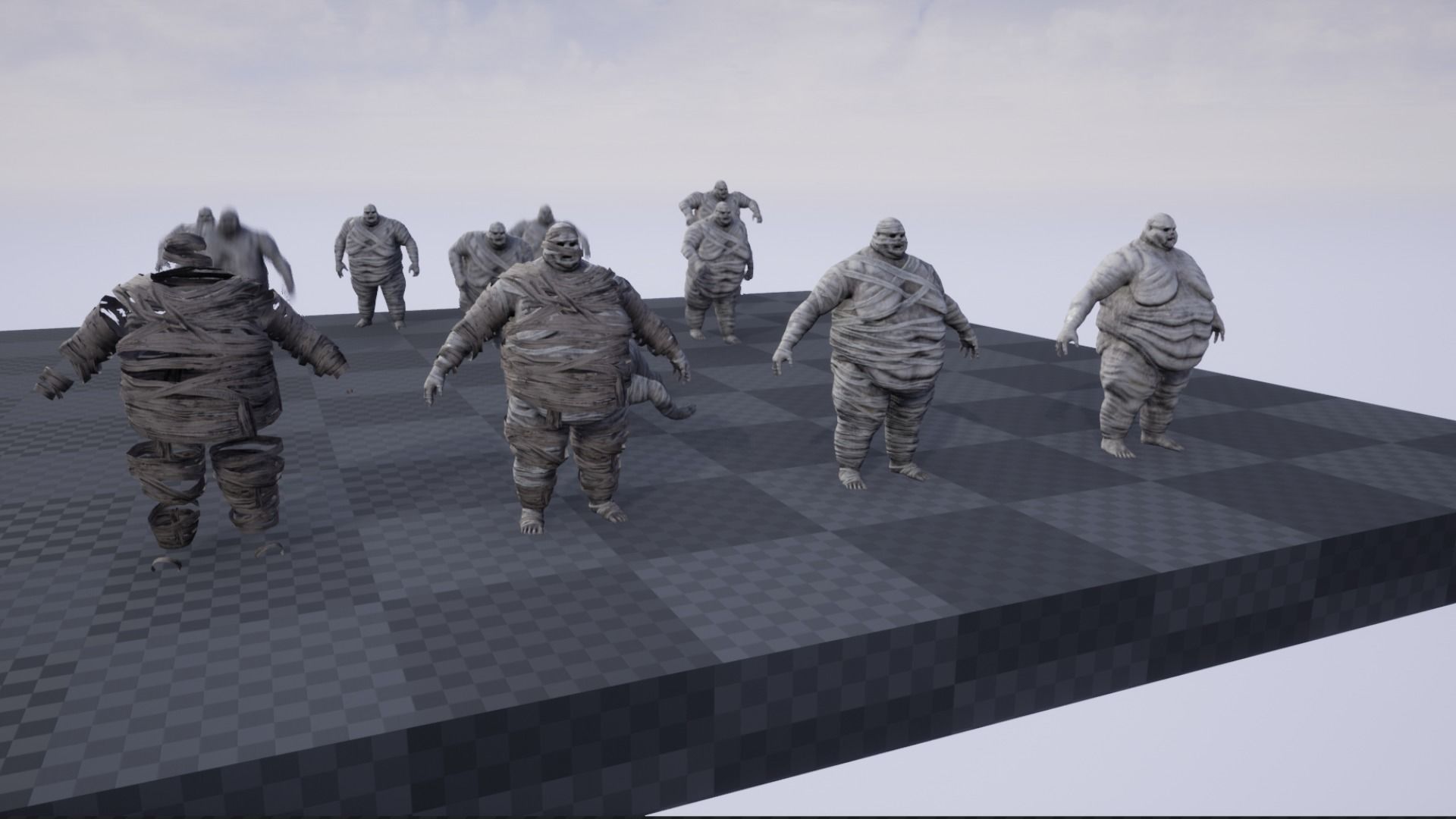 3D model Mummy fat VR / AR / low-poly | CGTrader