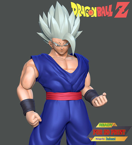 Gohan Beast - Dragon Ball 3D model 3D printable | CGTrader