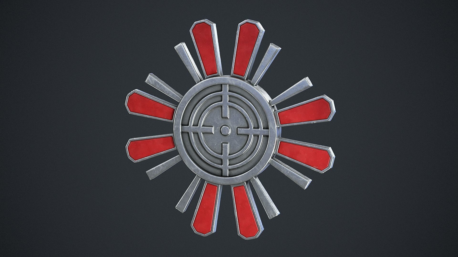 3D model Target Badge VR / AR / low-poly | CGTrader