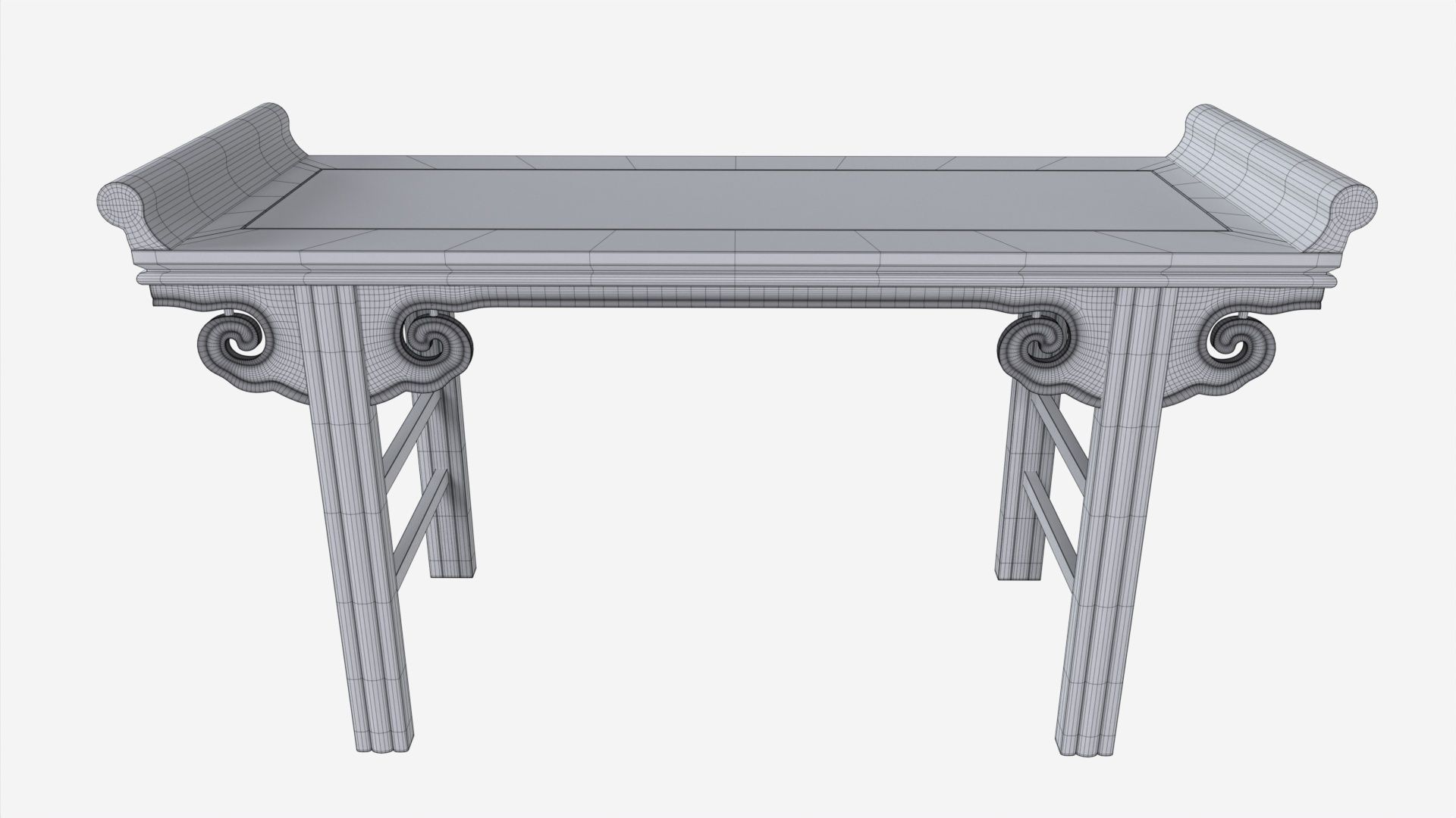 Chinese Low Tea Table 3D model | CGTrader