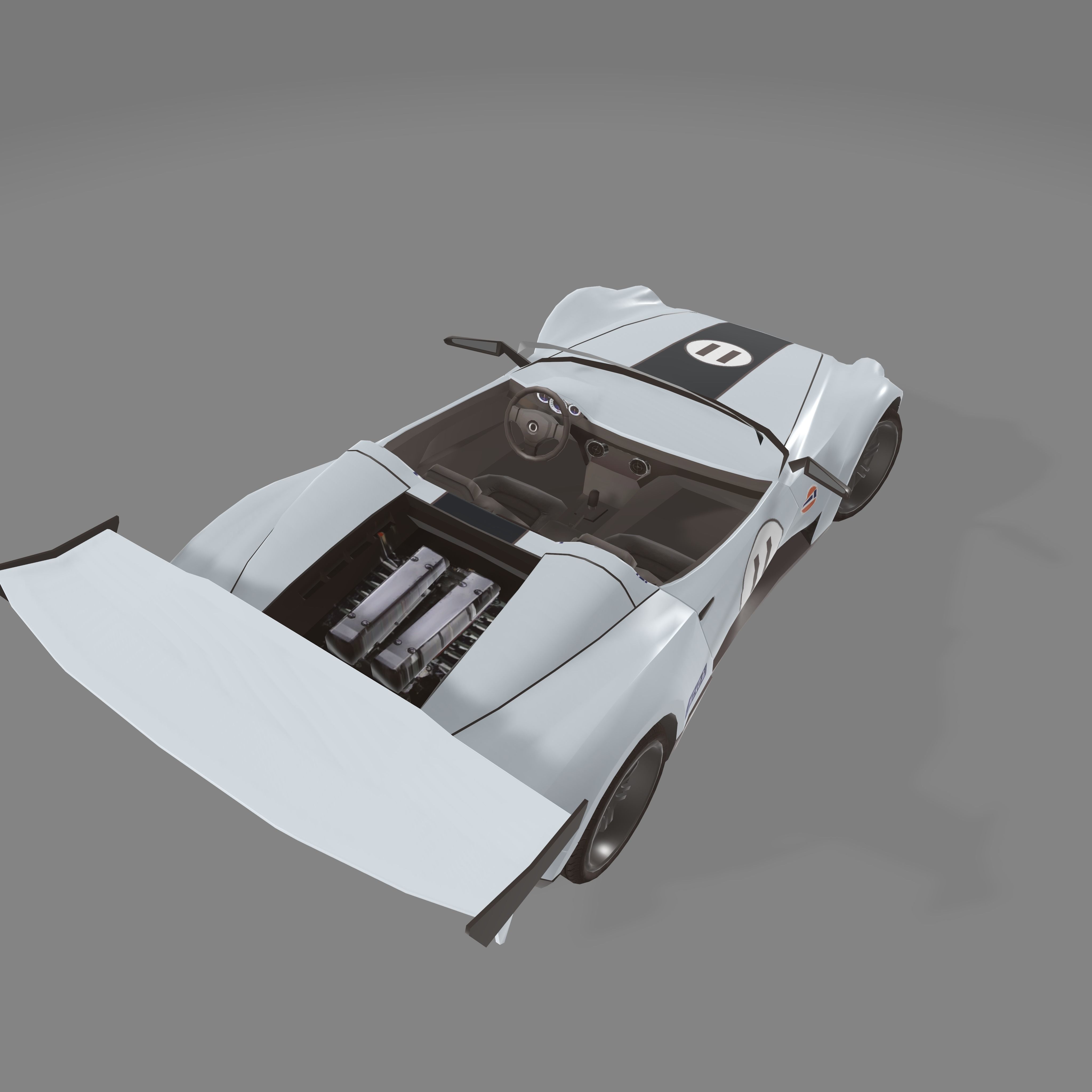 c7 track car 3D model | CGTrader
