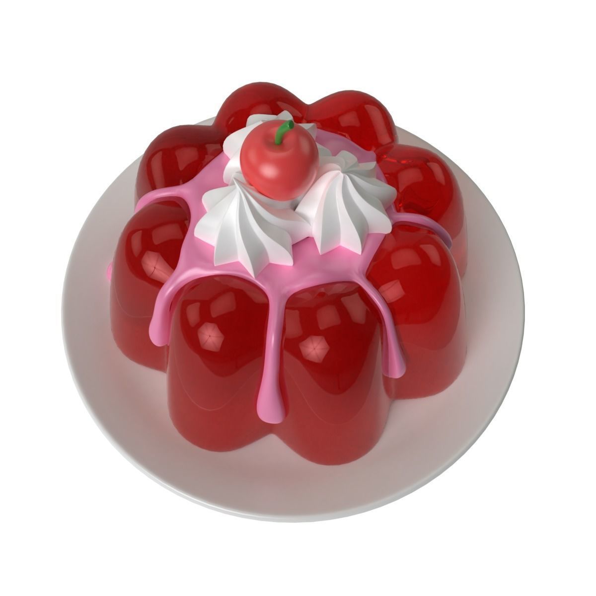 3D model jelly 3D Cartoon Model VR / AR / low-poly | CGTrader