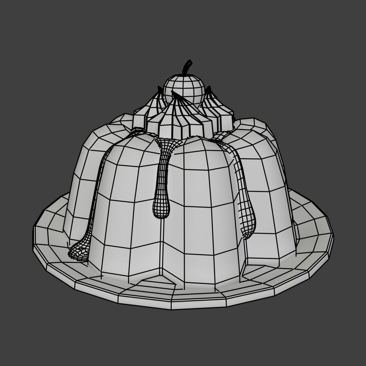 3D model jelly 3D Cartoon Model VR / AR / low-poly | CGTrader