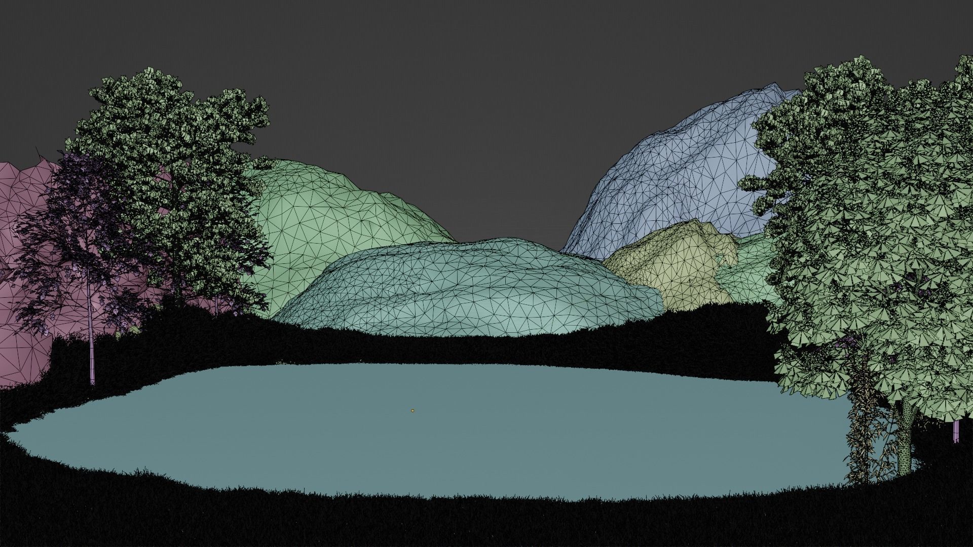 3d realistic fantasy landscape scene 3D model | CGTrader